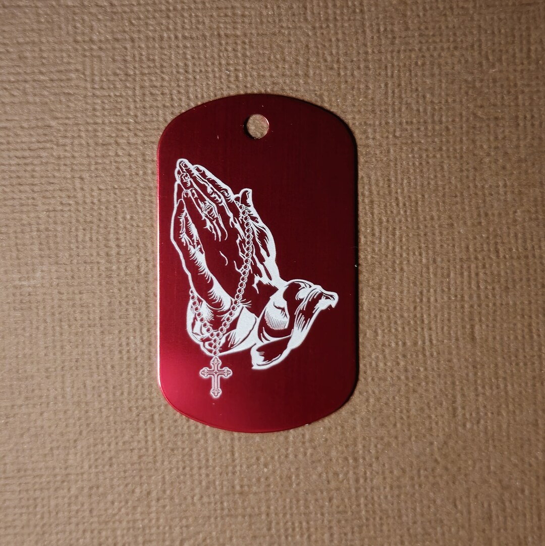 Serenity Prayer and Praying Hands Keychain. - Etsy