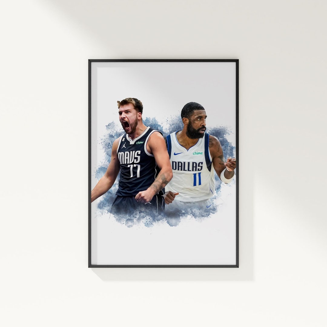 Luka Doncic Kyrie Irving Poster, Basketball Poster, NBA Poster, Sports ...