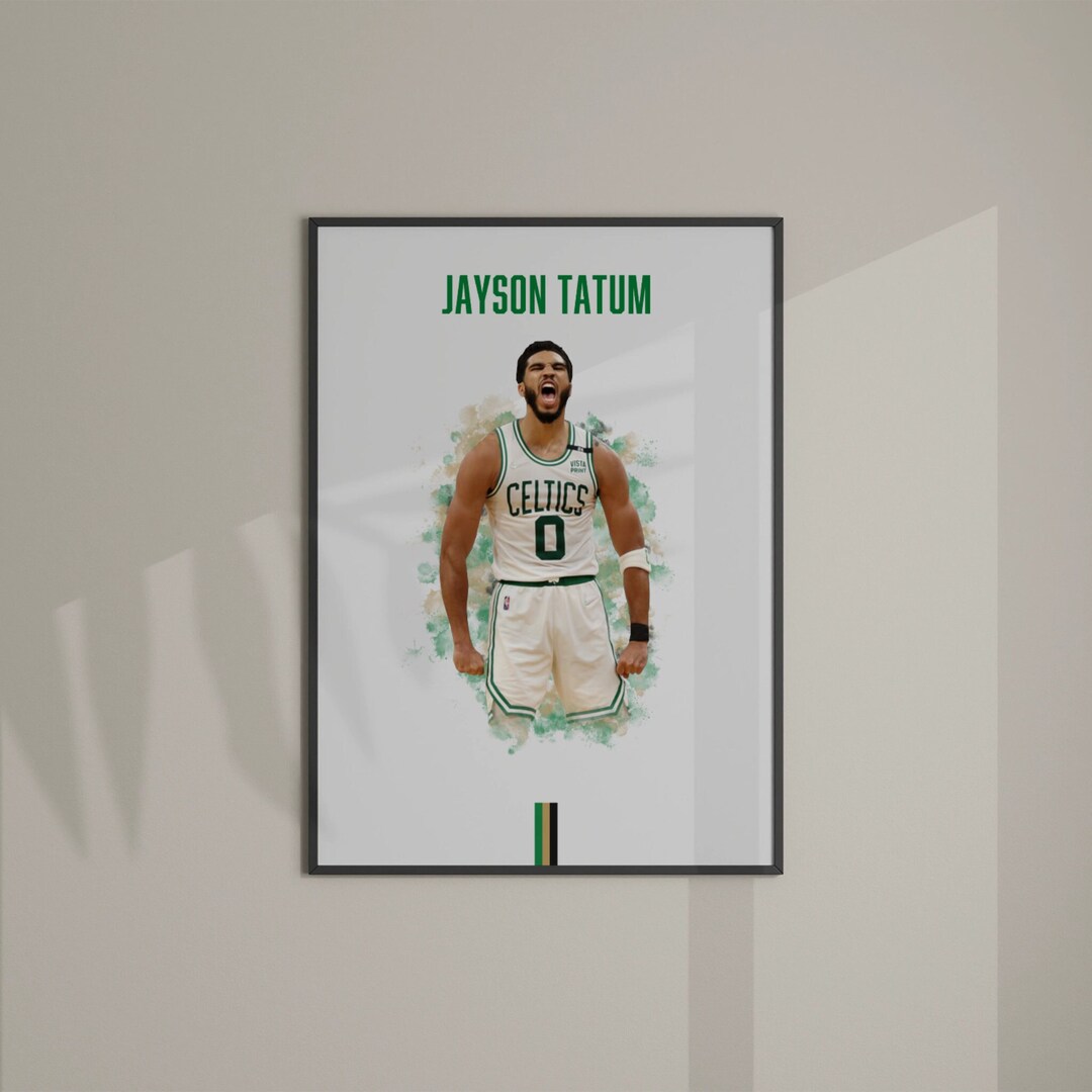 Jayson Tatum Poster, NBA Poster, Basketball Poster, Sports Poster ...