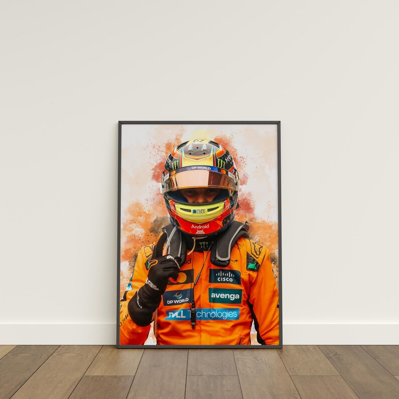 Oscar Piastri Poster, Formula 1 Poster, Car Poster, Sports Poster ...