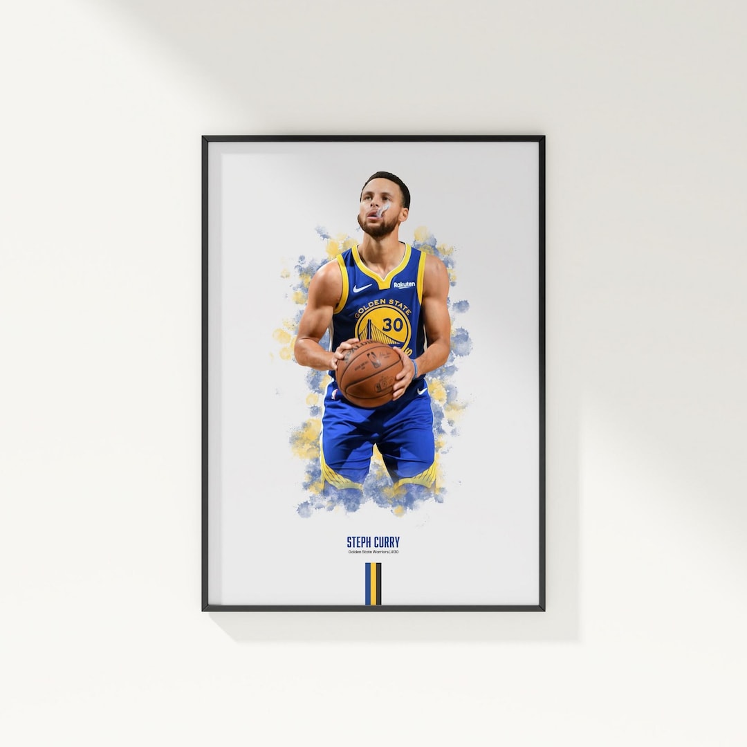Steph Curry Poster, Basketball Poster, NBA Poster, Sports Poster ...