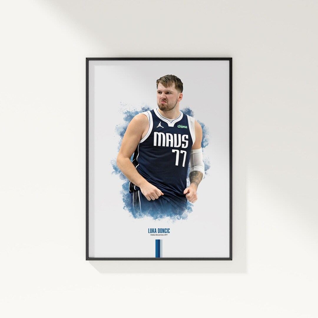Luka Doncic Poster, Basketball Poster, NBA Poster, Sports Poster ...