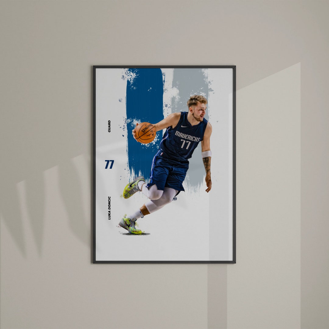 Luka Doncic Poster, Basketball Poster, NBA Poster, Sports Poster ...