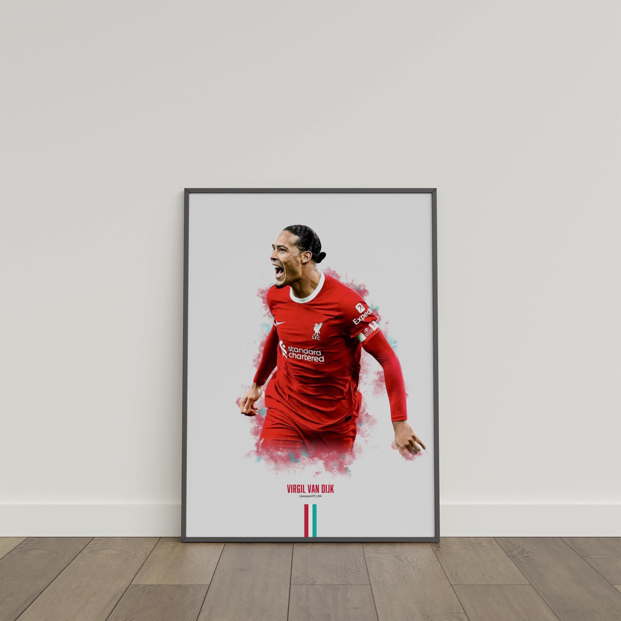 Virgil Van Dijk Poster, Football Poster, Soccer Poster, Sports Poster ...