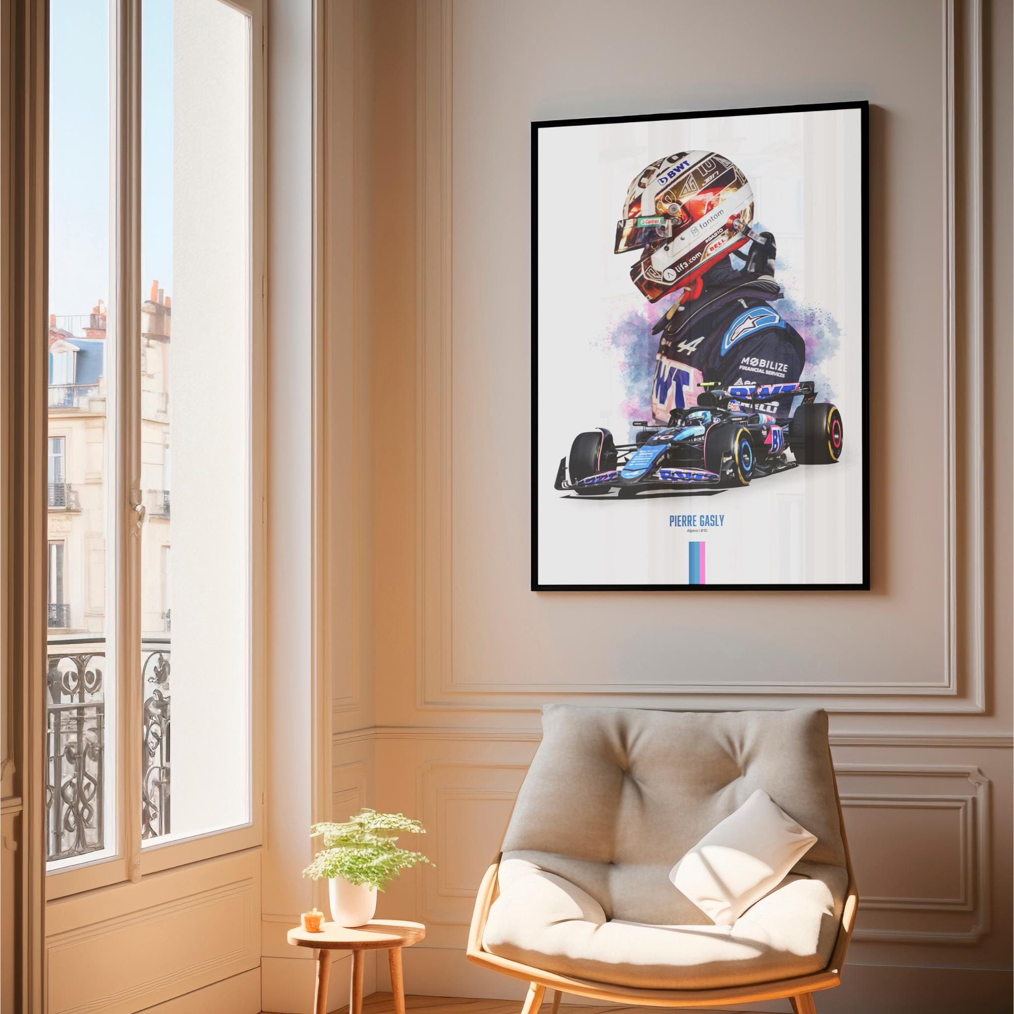Pierre Gasly 2024 Poster, Formula 1 Poster, Car Poster, Sports Poster ...