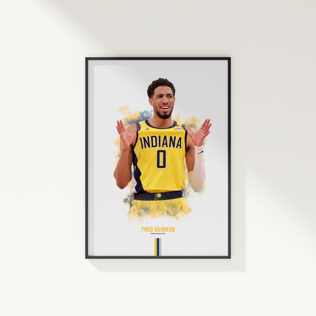 Tyrese Haliburton Poster, Basketball Poster, NBA Poster, Sports Poster ...