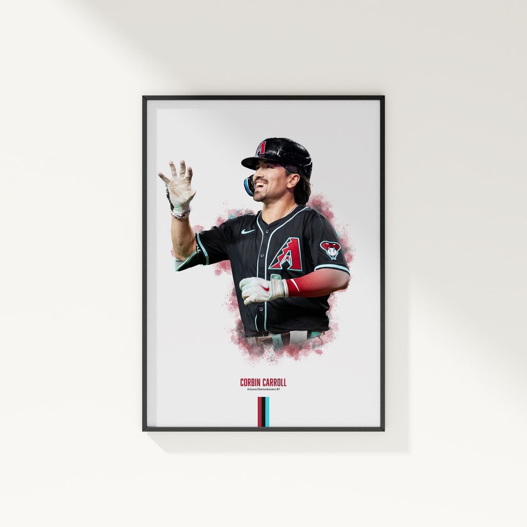 Corbin Carroll Poster, Baseball Poster, MLB Poster, Sports Poster ...