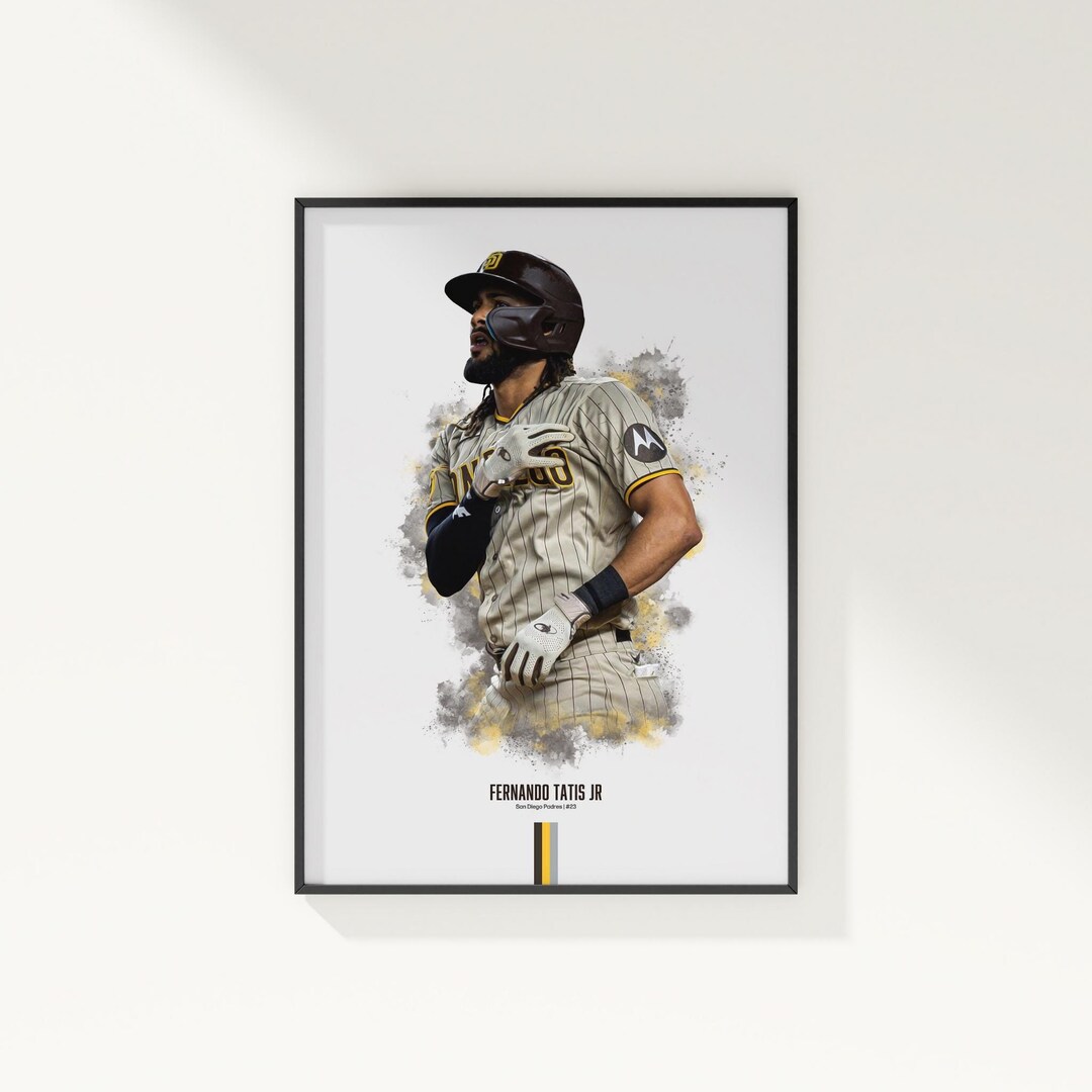 Fernando Tatis Jr Poster, Baseball Poster, MLB Poster, Sports Poster ...