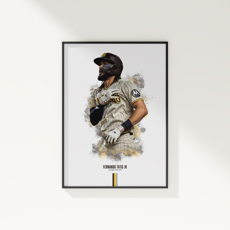 Fernando Tatis Jr Poster, Baseball Poster, MLB Poster, Sports Poster ...