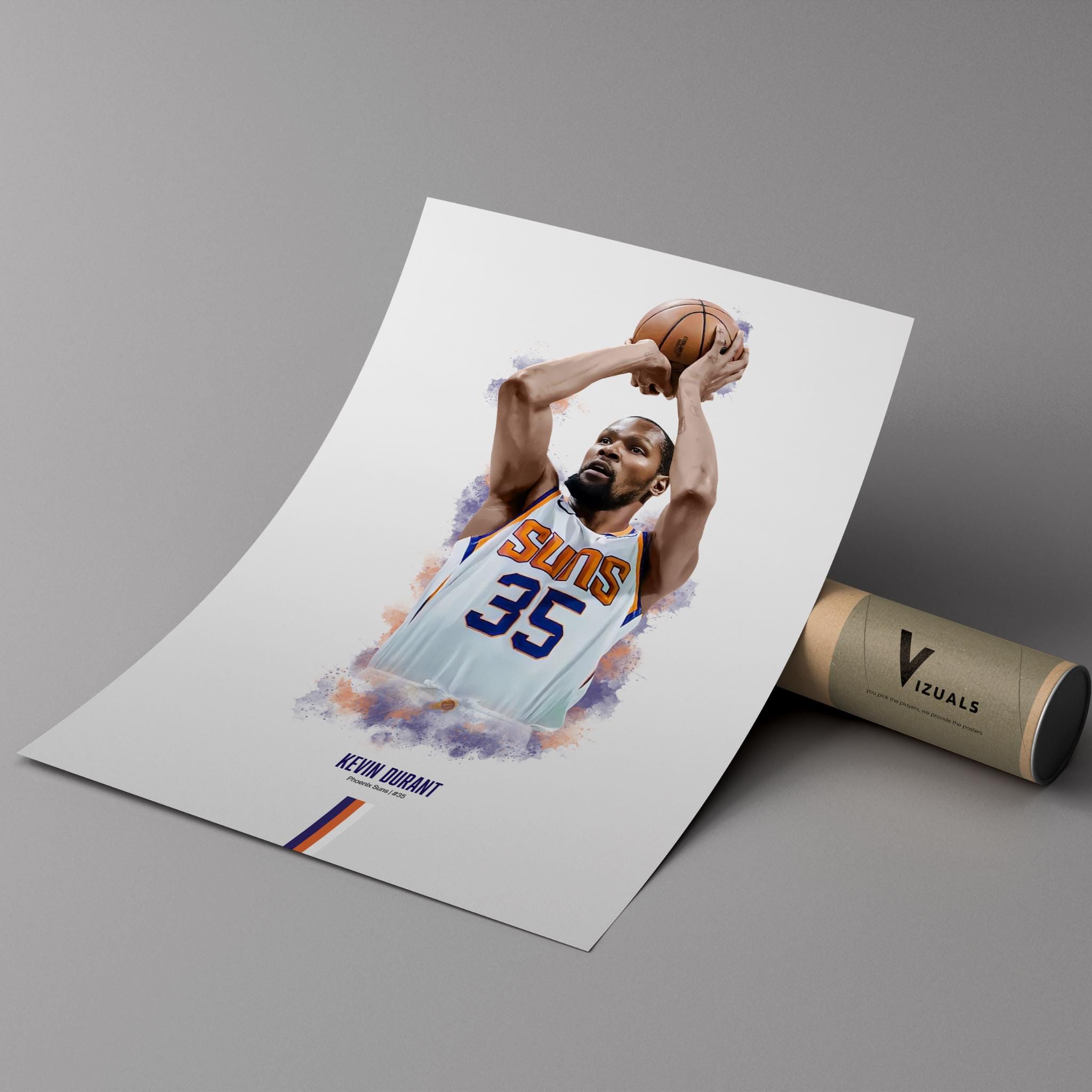 Kevin Durant Poster, Basketball Poster, NBA Poster, Sports Poster ...