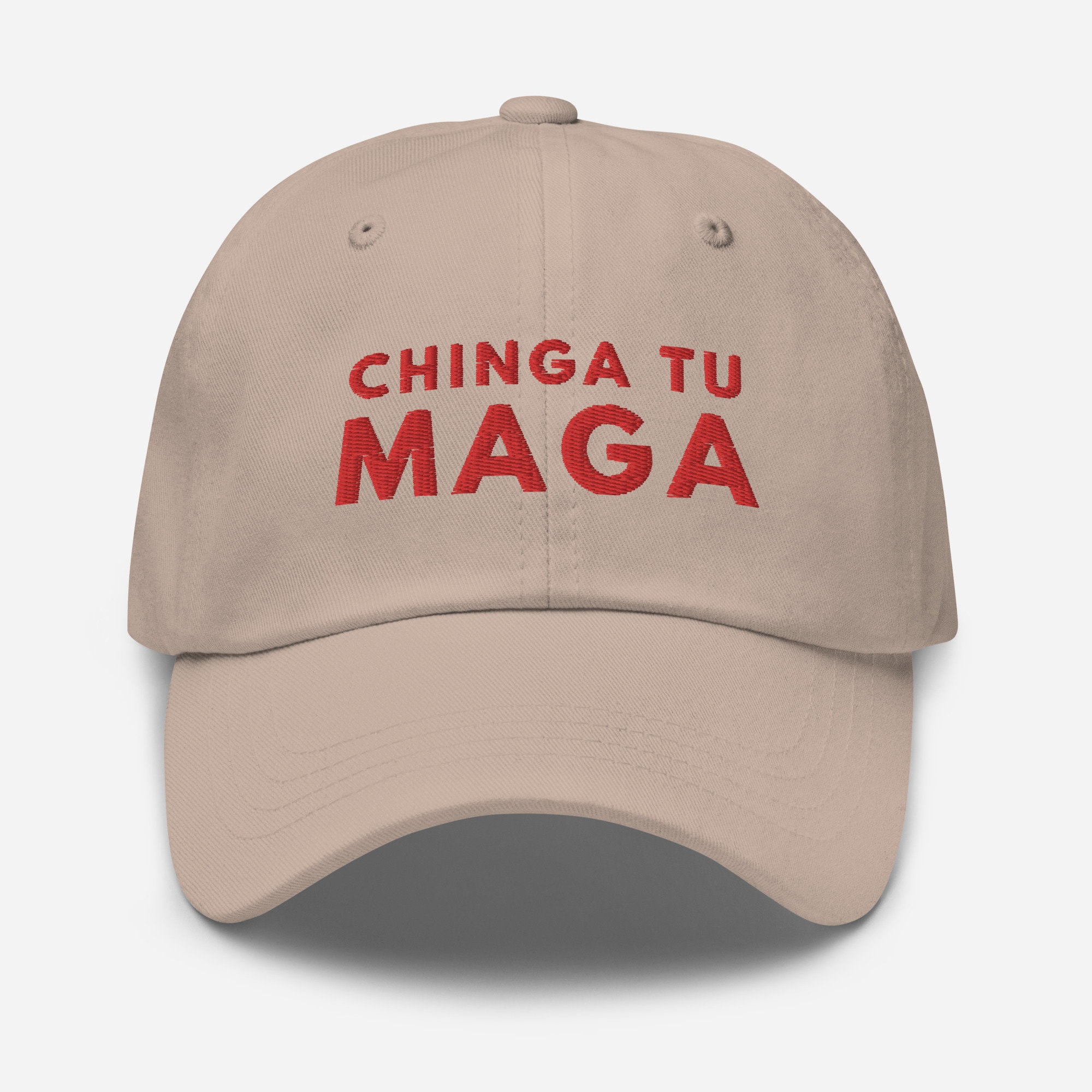 Chinga Tu MAGA Baseball Cap in 4 Colors With Red Print - Etsy