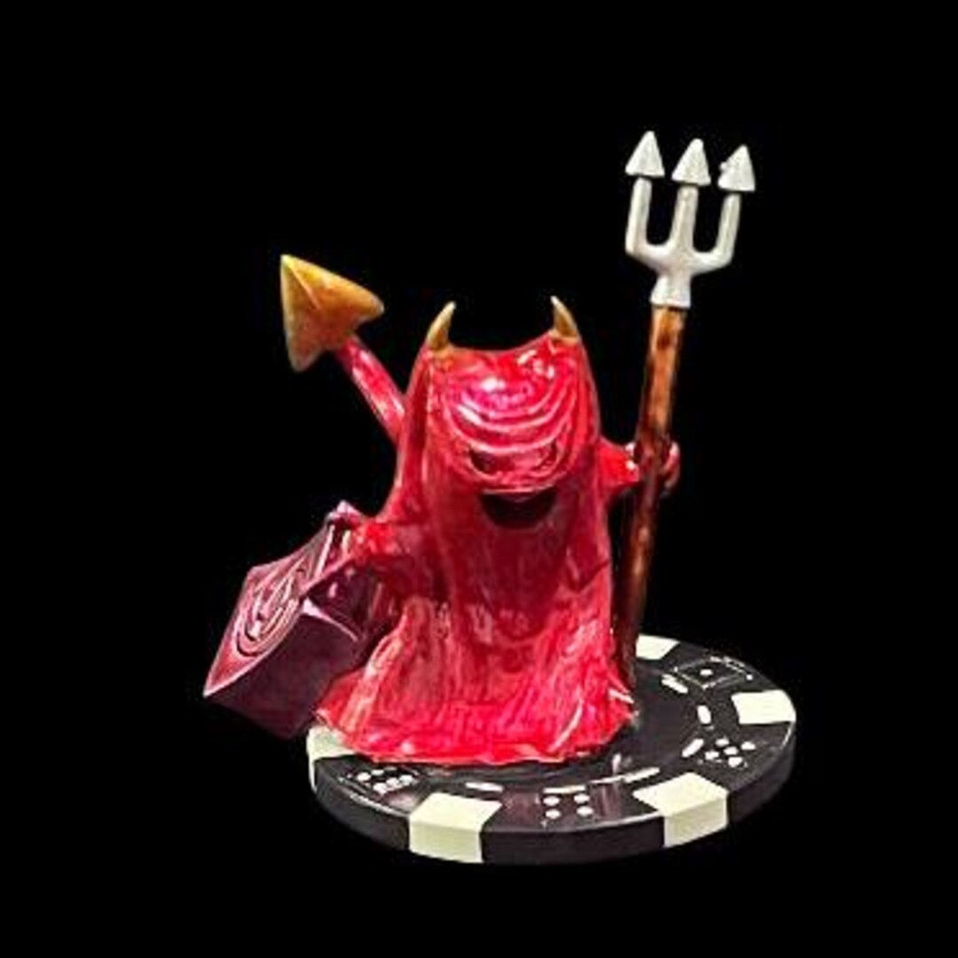 Halloween Devil Trick or Treat Poker Card Protector - Etsy