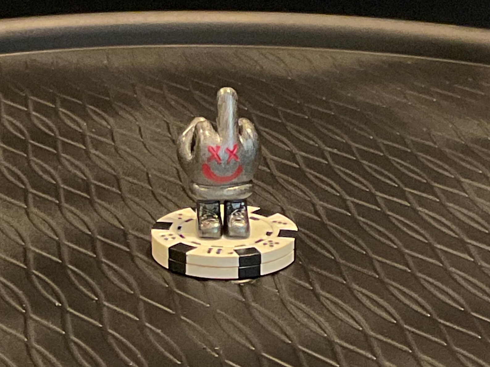 Middle Finger Poker Card Protector. Custom 3D Printed & Hand Painted - Etsy