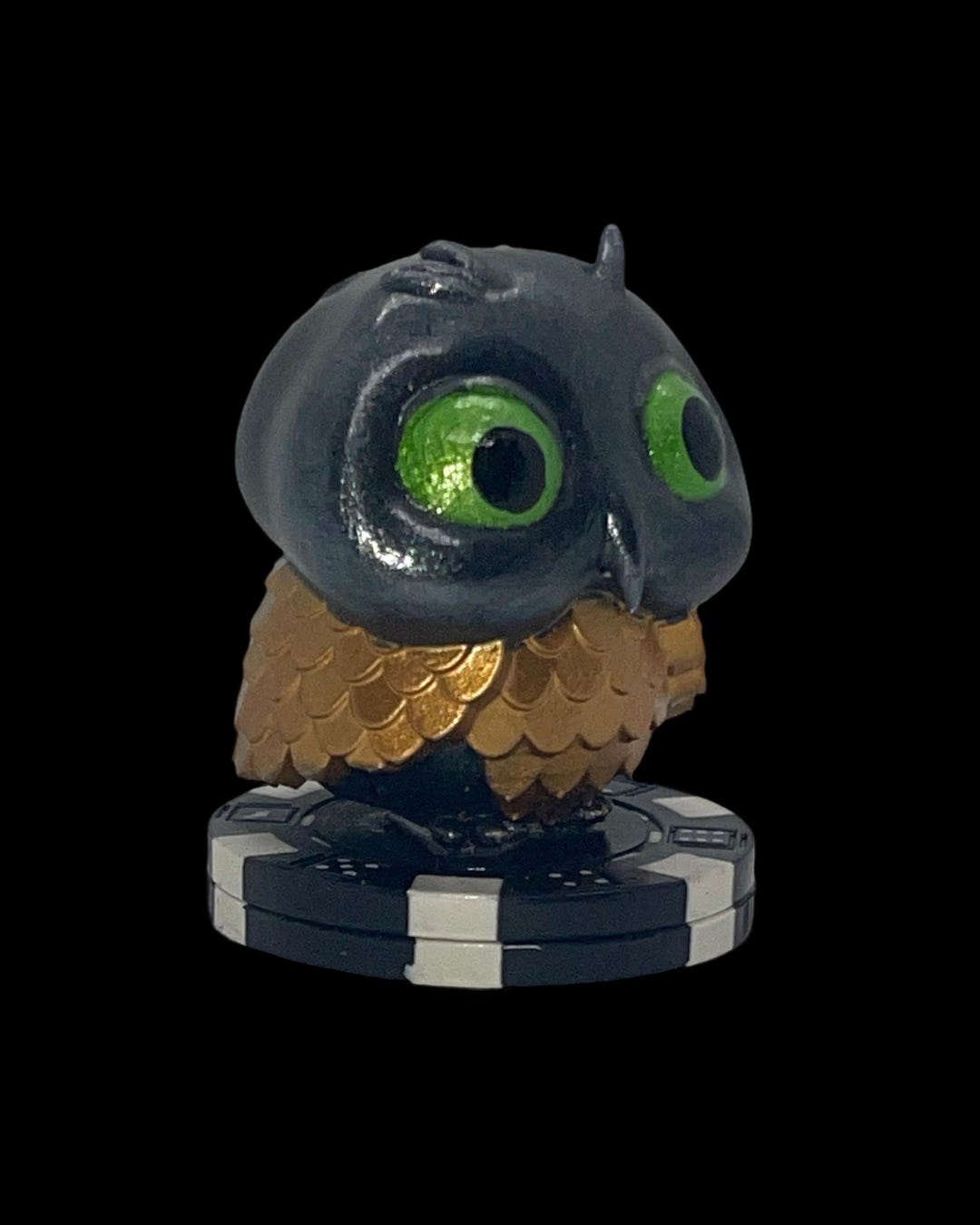 Owl Poker Card Protector. Custom 3D Printed and Hand Painted to Order ...