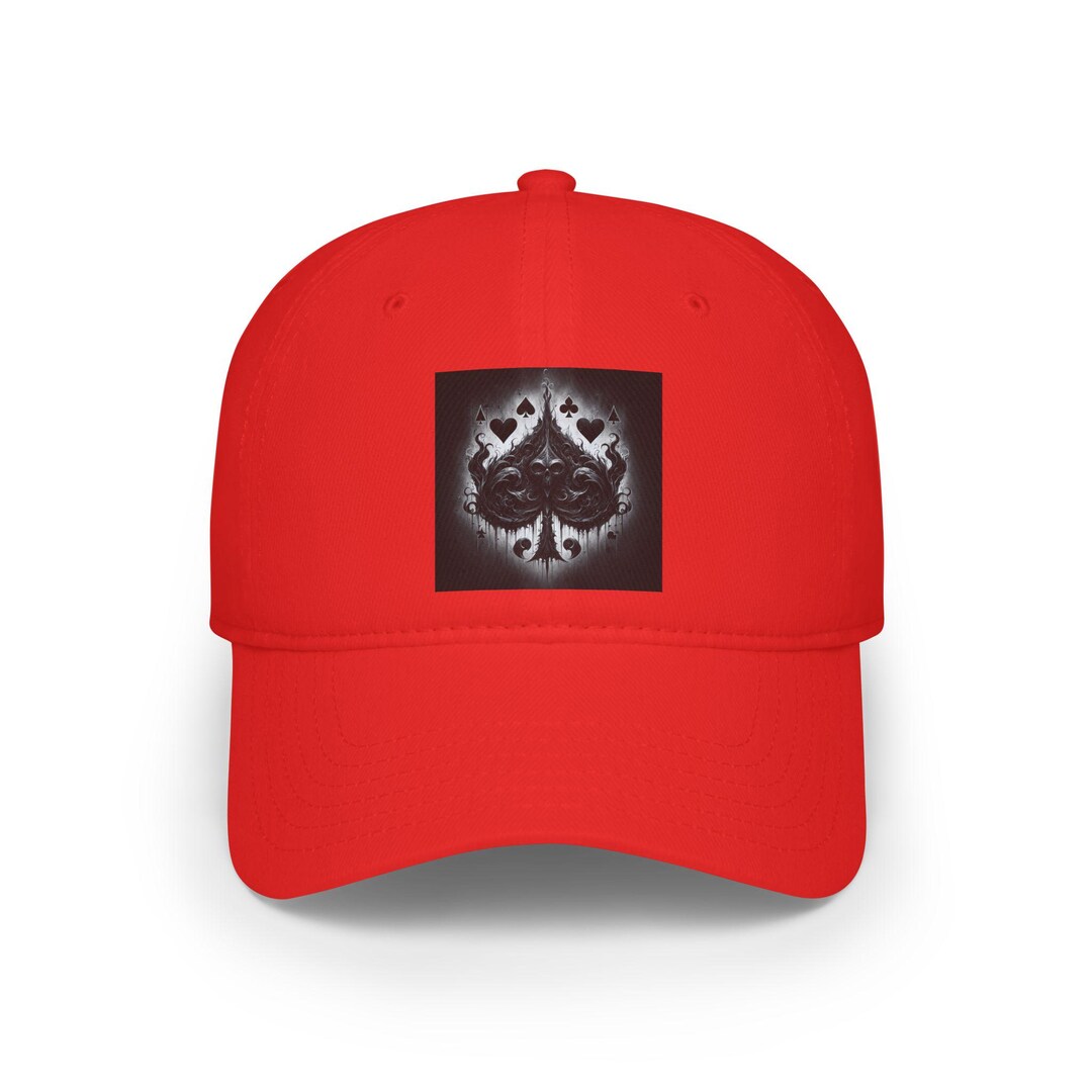Black Spade Low Profile Poker Hat - Etsy