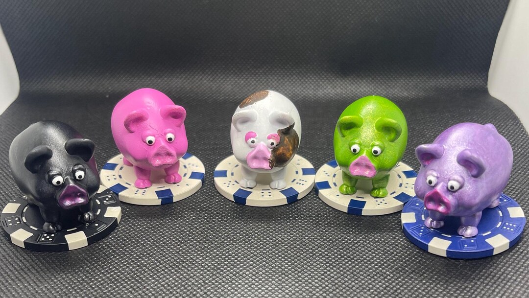 Pig Poker Card Protector - Custom 3D Printed & Hand Painted - Etsy