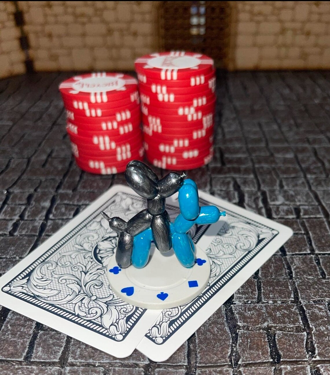 Balloon Animals Poker Card Protectors. Custom 3D Printed and Hand ...
