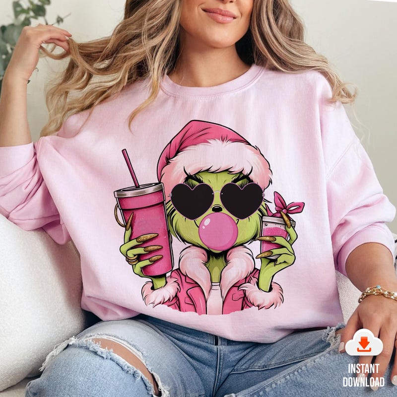 Preppy Grinch - Etsy