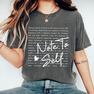 Note to Self Png Svg, Motivational Sublimation, Mental Health Png Svg ...
