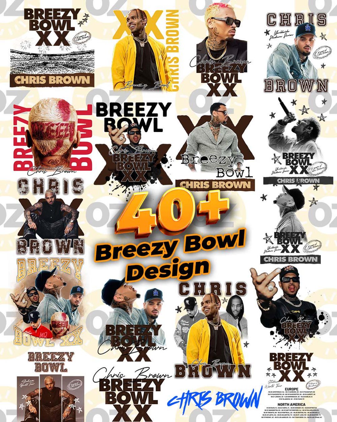 40+ Chris Brown Breezy Bowl XX Tour 2025 Png Bundle, Breezy Bowl Png, Ch-ris Bro-wn Concert 20 ...