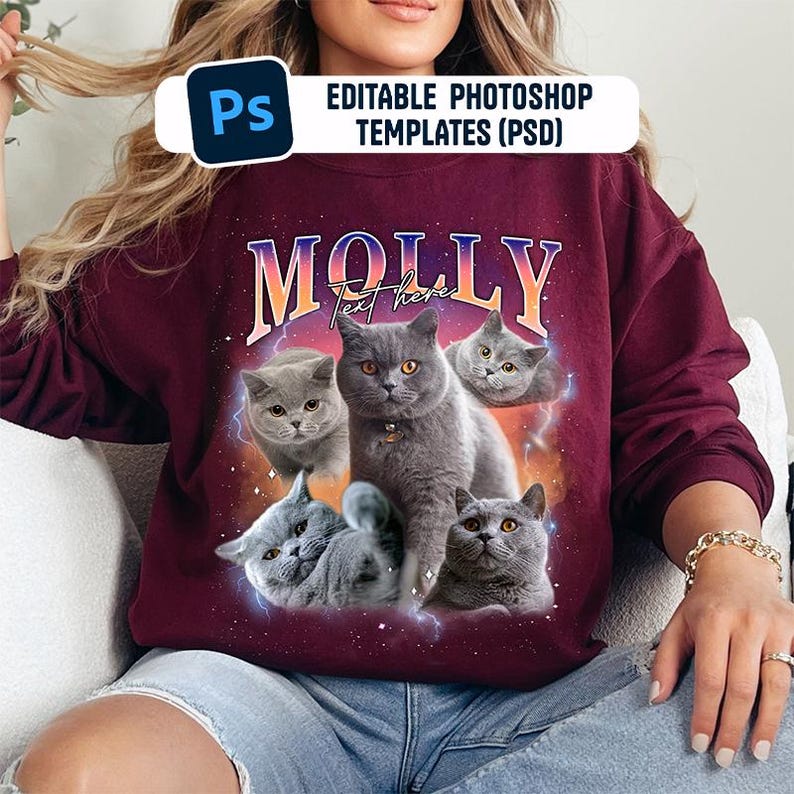 Custom Bootleg Rap Tee Editable Photoshop PSD Files, DIY Bootleg ...