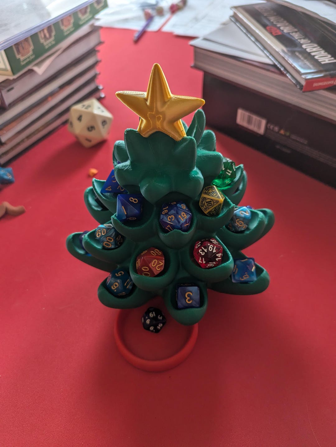 Ultimate Dice Hoarder's Christmas Tree Tower | Holds 24 Dice & Rolls ...