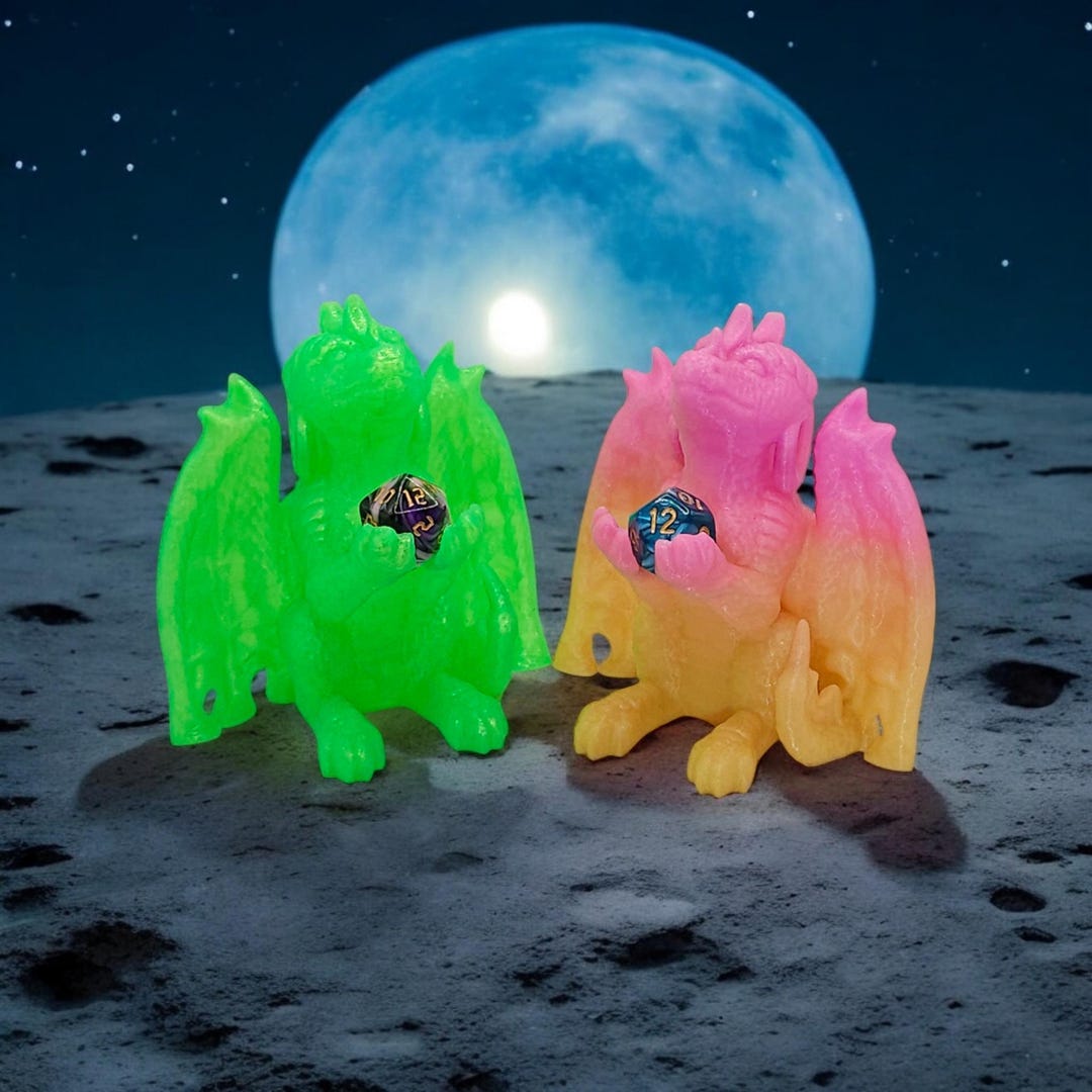 Winged Dragon Dice Holder | Over 40 Colors! - Etsy