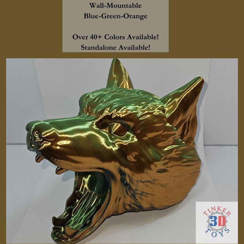 Wolf Head Wall Mount - Etsy
