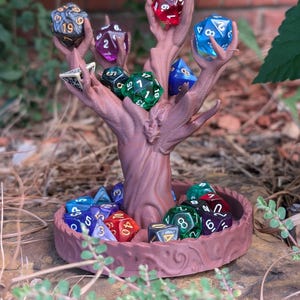Warped Tree Dice Guardian Free Shipping 3D Printed Fantasy Dice Holder ...