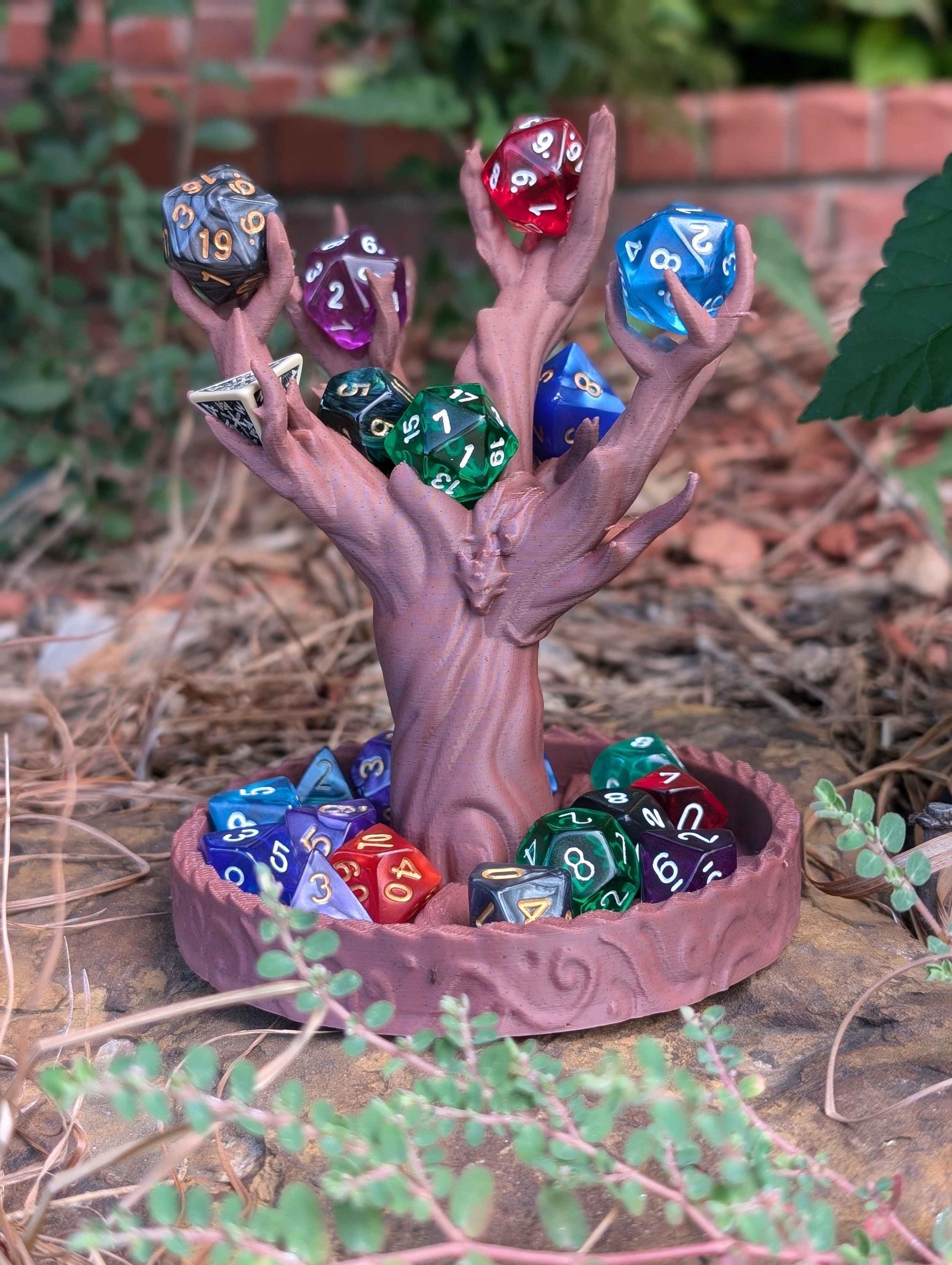 Warped Tree Dice Guardian Free Shipping 3D Printed Fantasy Dice Holder ...