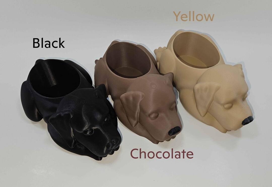 Labrador Indoor Planter Box | Yellow, Chocolate, Black Lab - Etsy