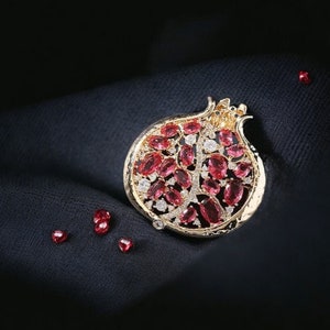 Pomegranate Brooch Greek Mythology Pin Goddess of Spring Persephone and ...