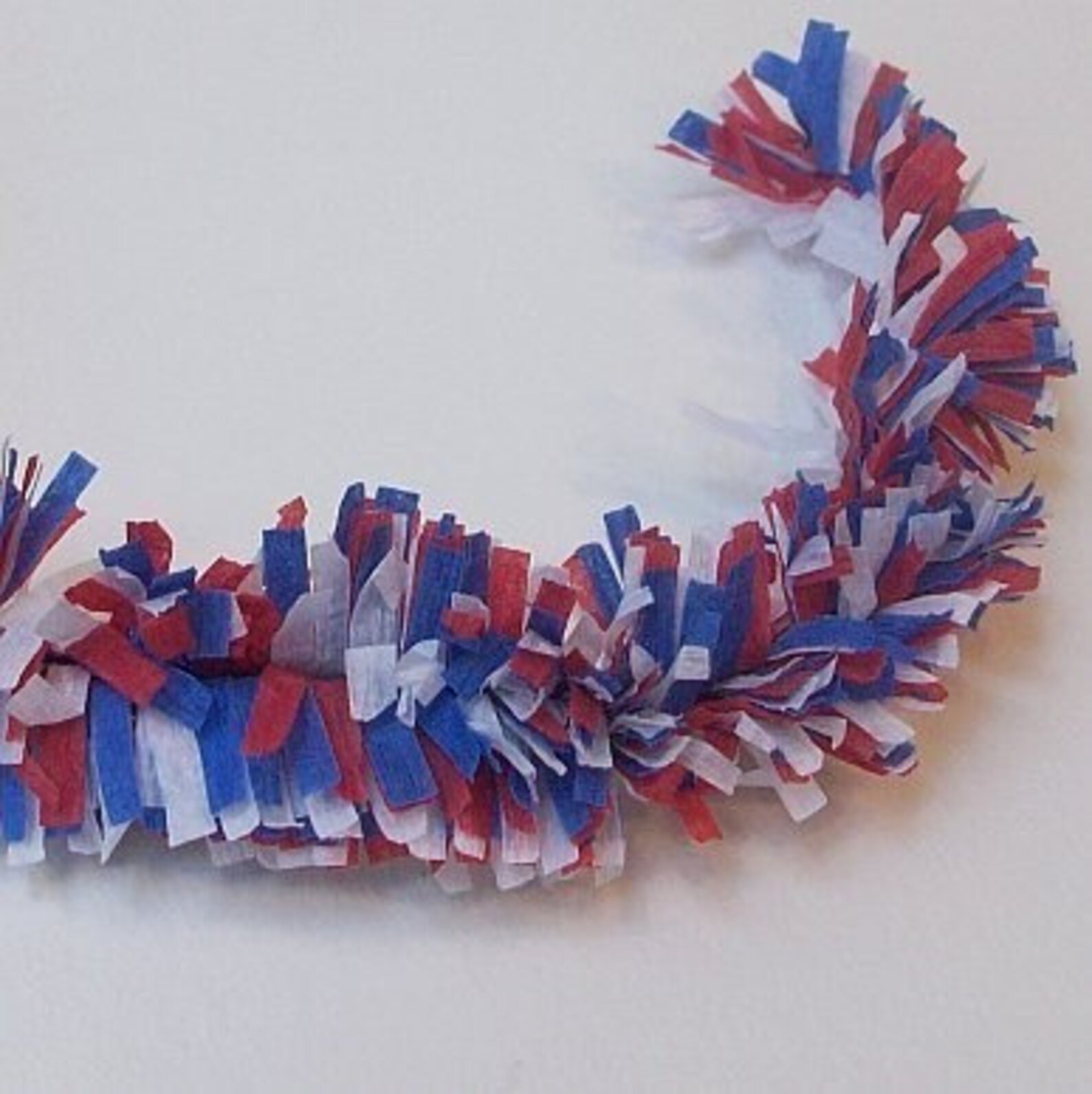 Crepe Paper Fringe Red, White, and Blue - Etsy