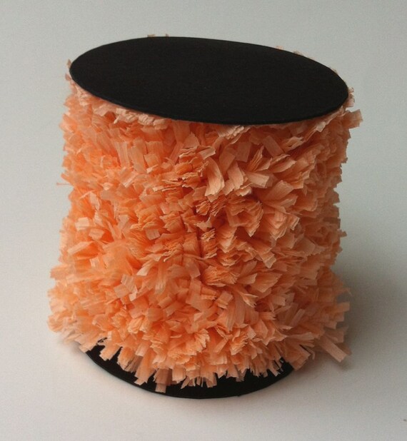 Hand Made Crepe Paper Fringe Peach - Etsy