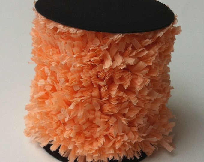 Hand Made Crepe Paper Fringe -- Peach - Etsy