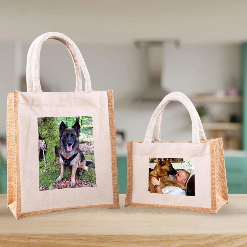 Custom Jute Shopping Bags - Etsy