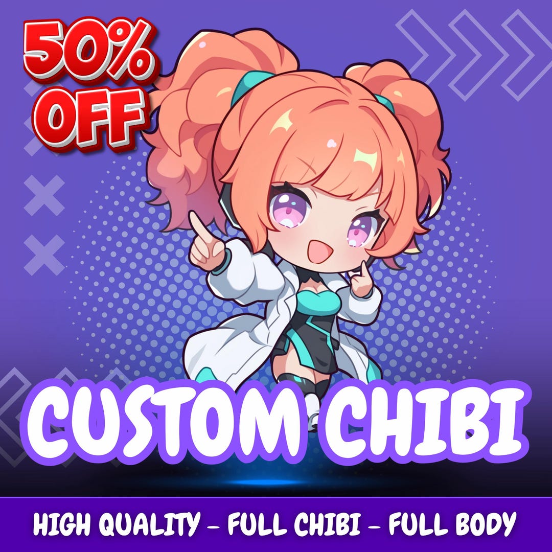 Custom Chibi Anime Chibi Character Chibi Art Cute Chibi Chibi Emotes ...