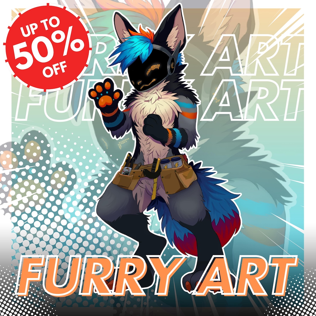 Custom Furry Art Commission | Anime Furry Headshot Icon PFP | Fursona ...
