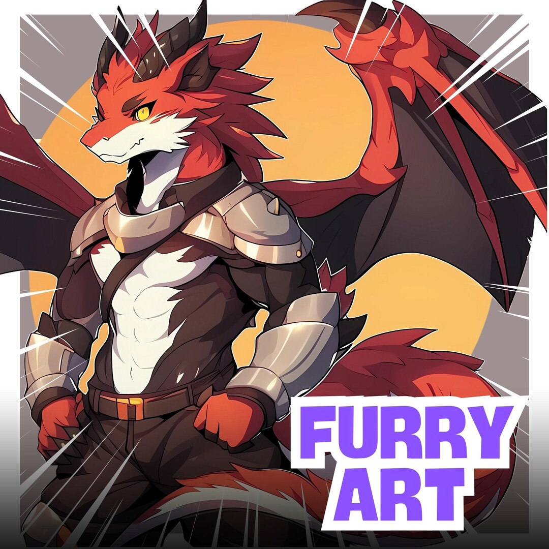 Fursona Commission Art, Anthro Icon, Furry Pfp, Custom Furry Art ...