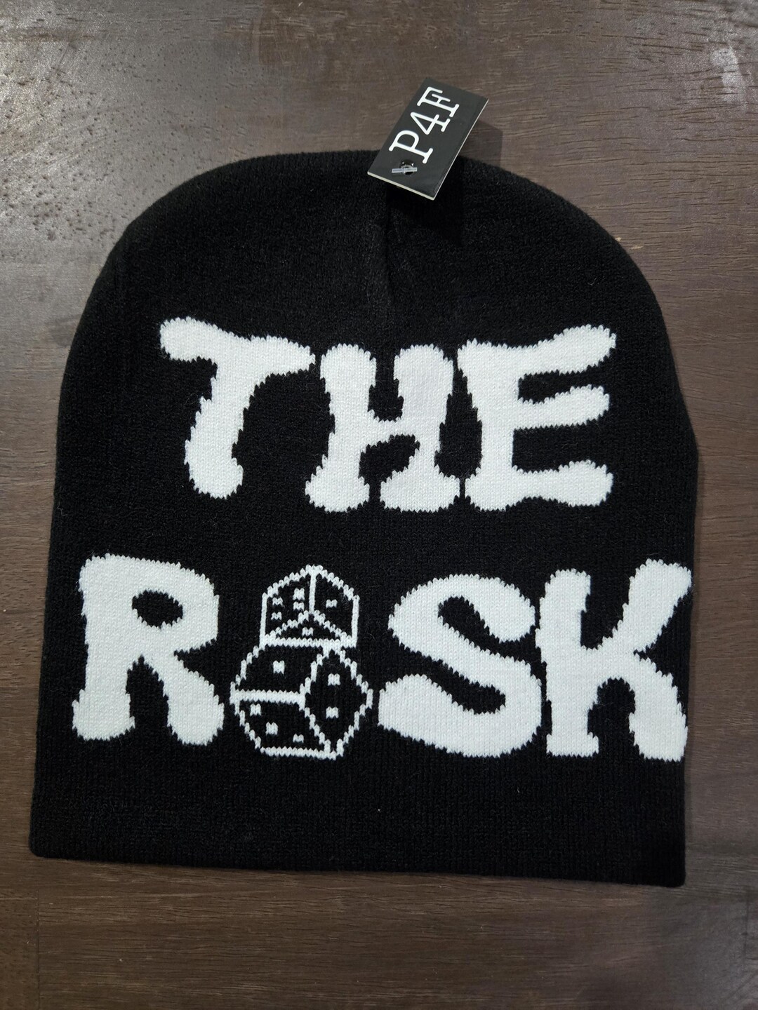 THE RISK Beanie Cap (black/white) - Etsy