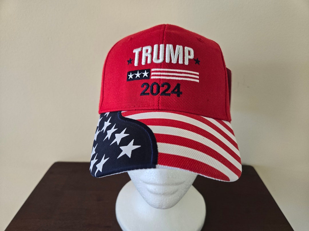 Trump 2024 Velcro Baseball Cap red - Etsy