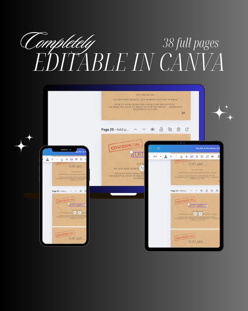 DIY Murder Mystery Party Kit – Printable Whodunnit Dinner Game – How to ...