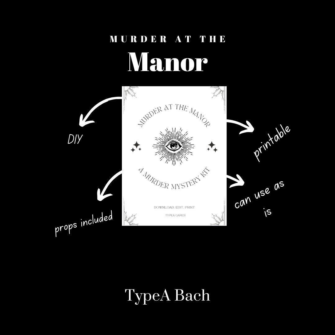 DIY Murder Mystery Party Kit – Printable Whodunnit Dinner Game – How to ...