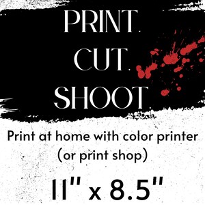 Murder Mystery Photo Booth Props – Printable Halloween & Party Signs ...