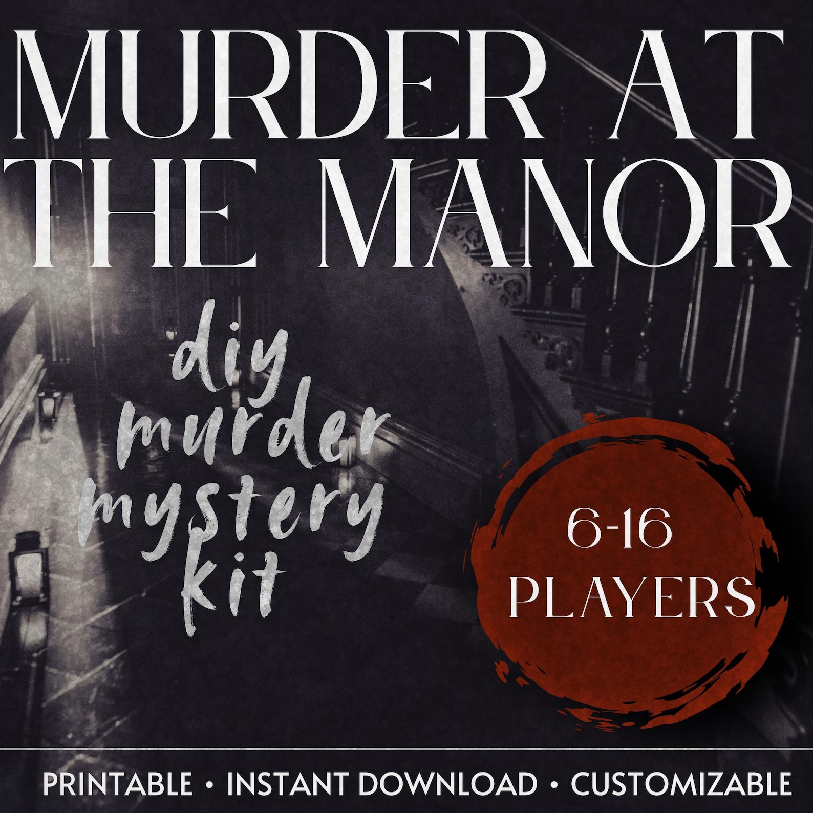 DIY Murder Mystery Party Kit – Printable Whodunnit Dinner Game – How to ...