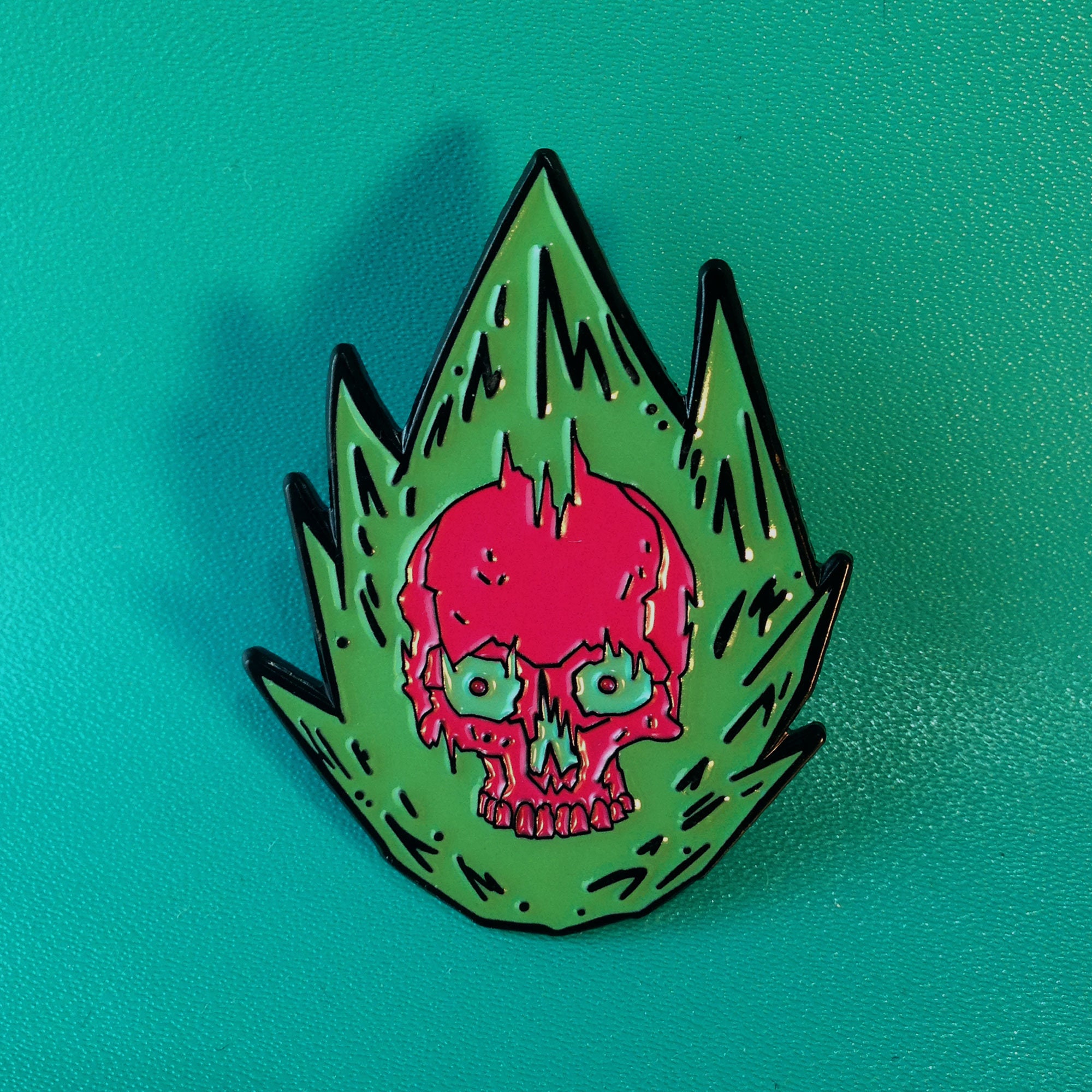 Dark Flame Soft Enamel Pin - Etsy