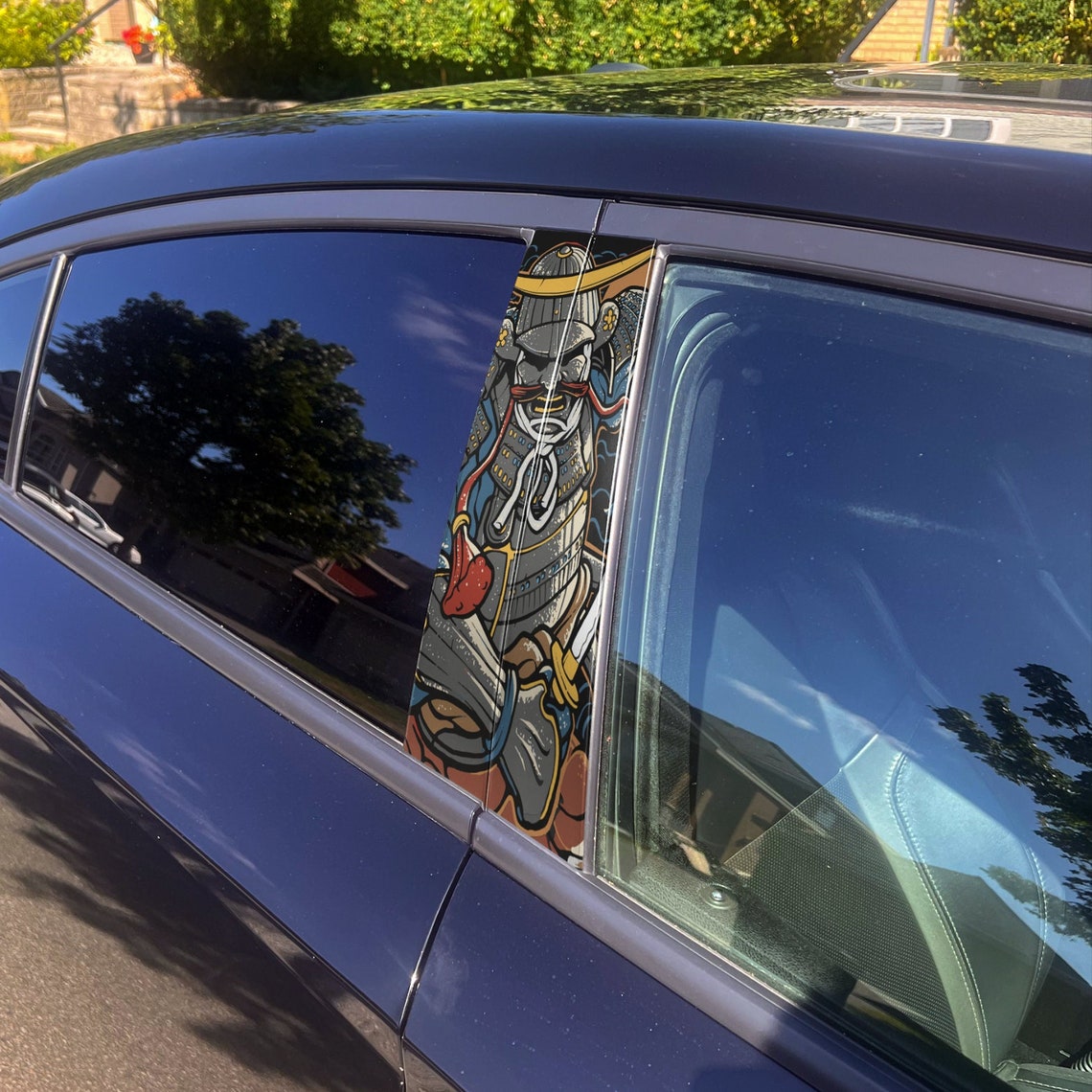 Samurai Pillar Decal, Car Door Livery, Japanese Sticker Wrap, JDM Style ...