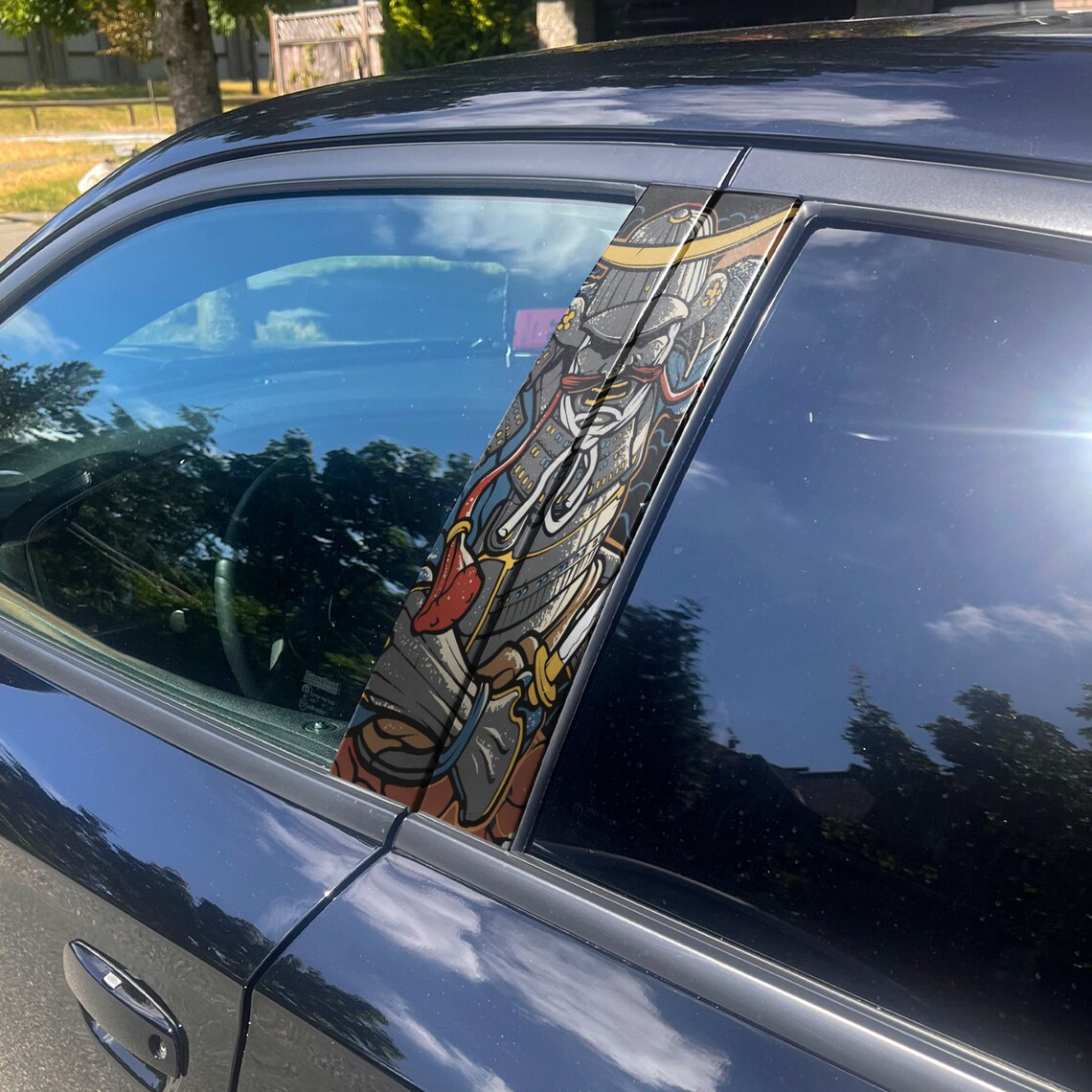 Samurai Pillar Decal, Car Door Livery, Japanese Sticker Wrap, JDM Style ...