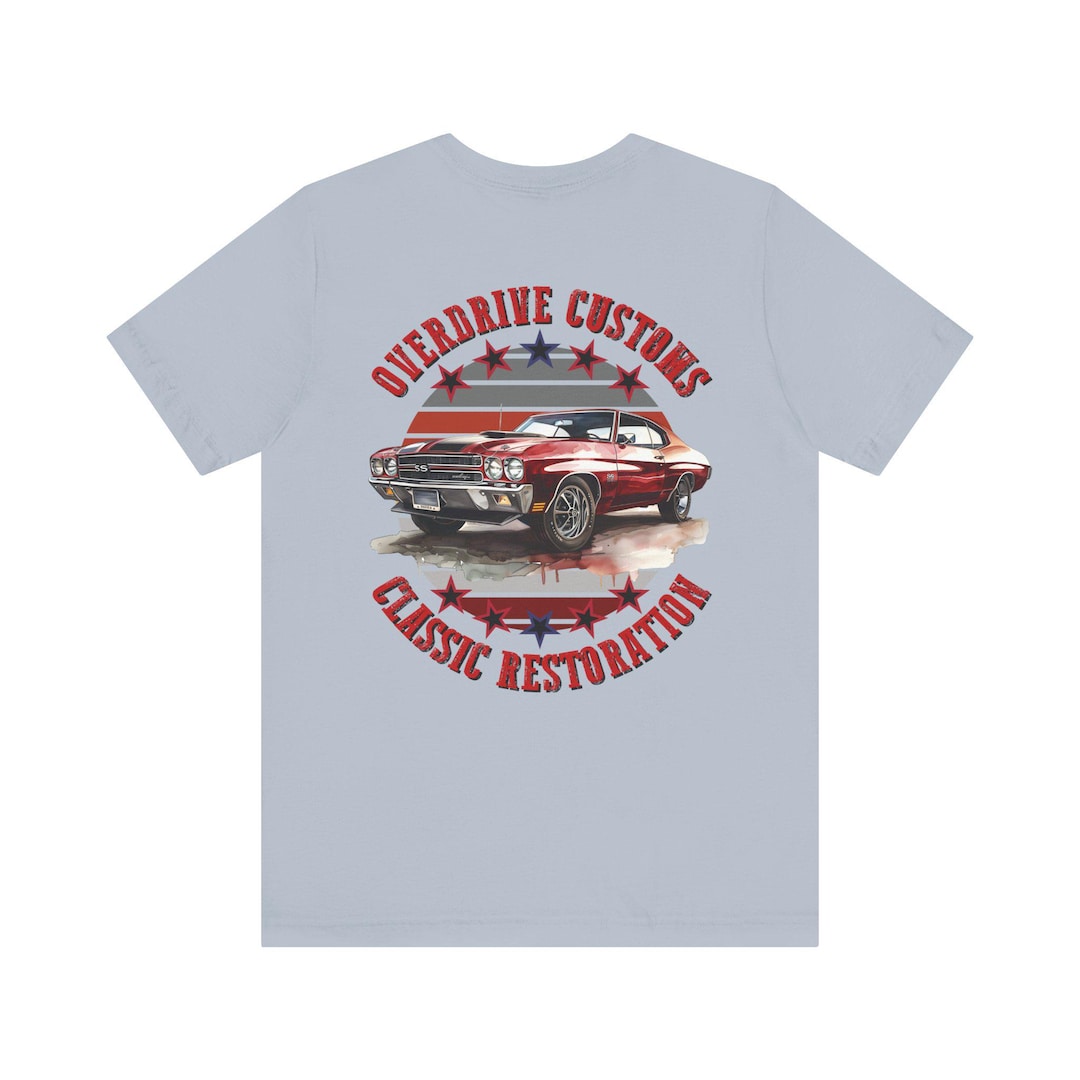 Chevelle Classic Car Restoration Tee, Vintage 60's Muscle Car Apparel ...