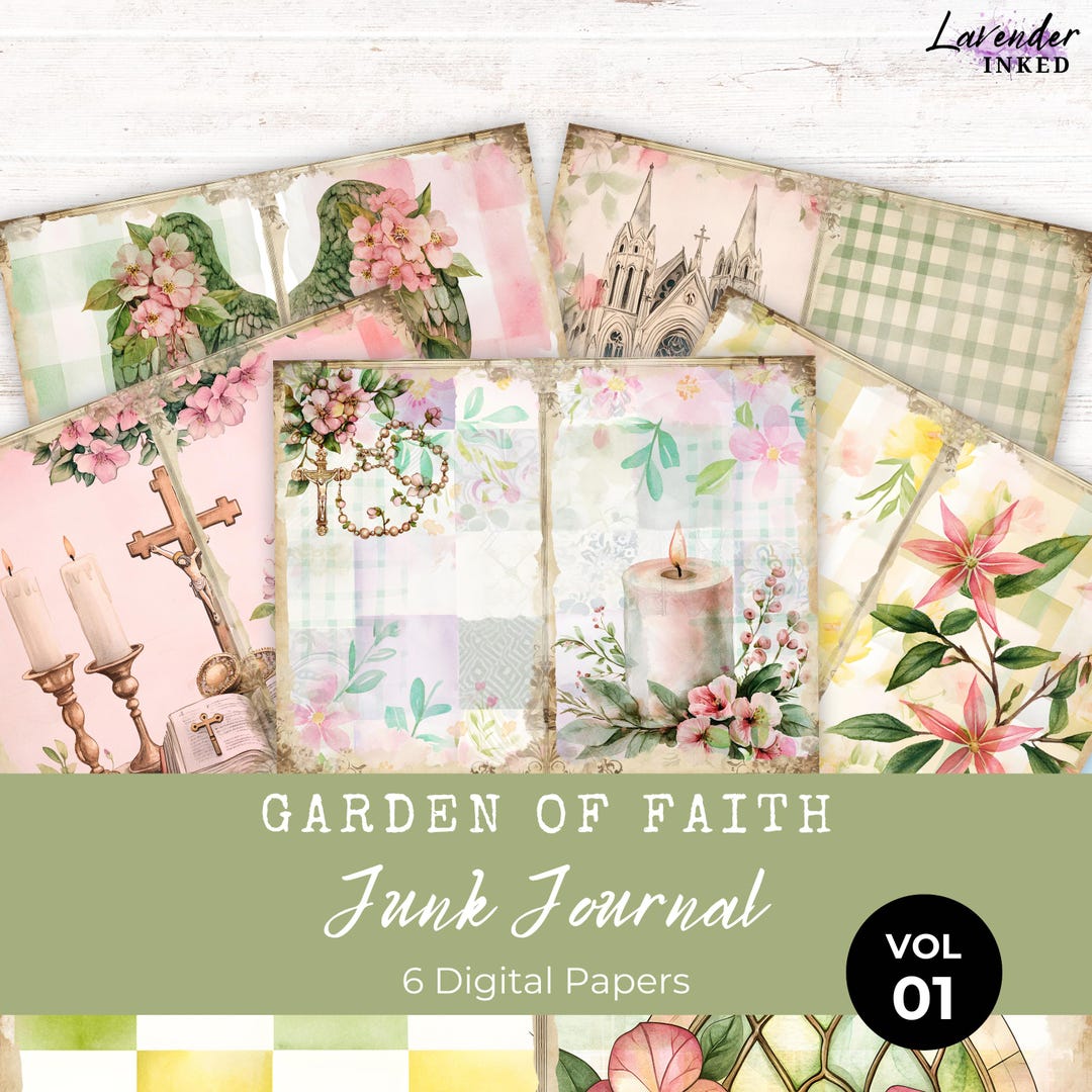 Faith Junk Journal Papers, Prayer, Journal Pages, Devotional, Prayer ...